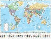 Collins World Wall Laminated Map - Collins Maps - Libro in lingua ...