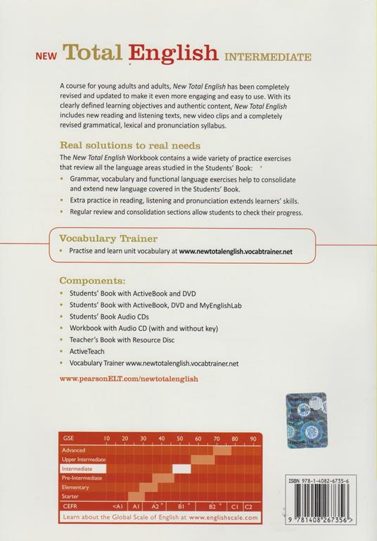 New Total English Intermediate Workbook with Key and Audio CD Pack - Anthony Cosgrove - Libro in ...