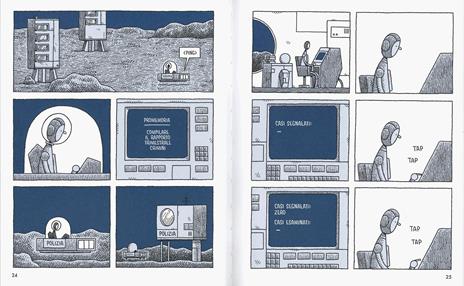 Mooncop. Poliziotto lunare - Tom Gauld - Libro - Mondadori - Oscar Ink ...