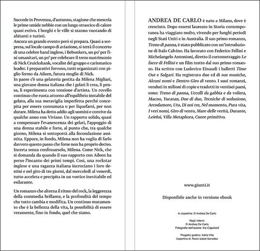 L' imperfetta meraviglia - Andrea De Carlo - Libro - Giunti Editore ... L' imperfetta meraviglia - Andrea De Carlo - Libro - Giunti Editore ...