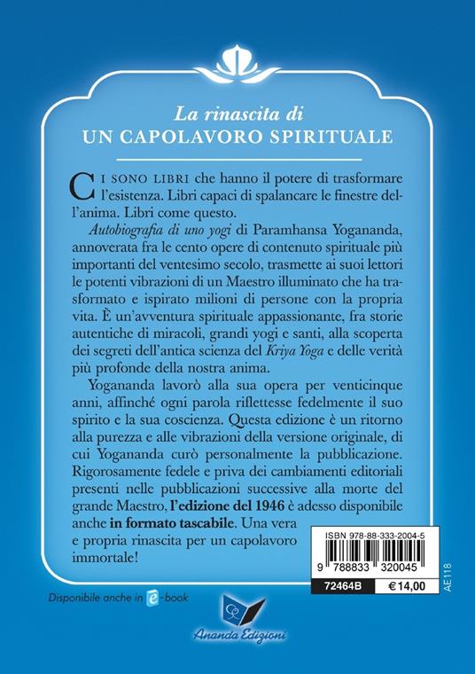 Autobiografia di uno yogi - A. Paramhansa Yogananda - Libro - Ananda Edizioni - Ricerca ...