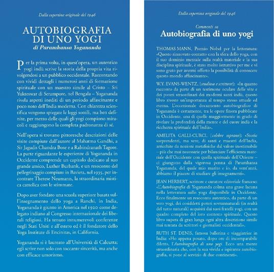 Autobiografia di uno yogi. Con CD-Audio - Yogananda Paramhansa - Libro - Ananda Edizioni ...