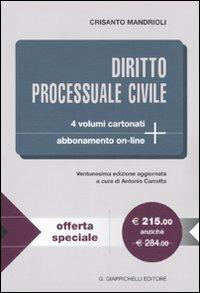 Diritto processuale civile - Crisanto Mandrioli - Libro - Giappichelli - | IBS