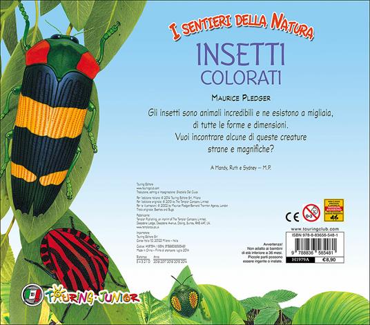 Insetti colorati. I libri leggi e tocca! - Maurice Pledger - Libro ...