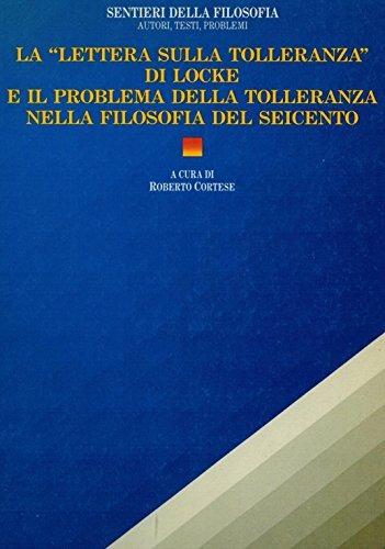La lettera sulla tolleranza di Locke e il problema della tolleranza ...