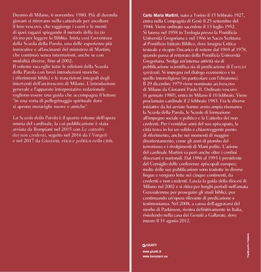 La scuola della Parola - Carlo Maria Martini - Libro - Bompiani - Saggistica | IBS