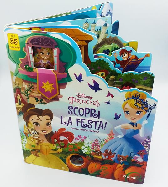 Scopri la festa! Disney princess. Cerca trova impara - Libro - Disney ...