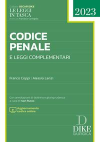 Codice penale e leggi complementari 2023. Con aggiornamento codice ...