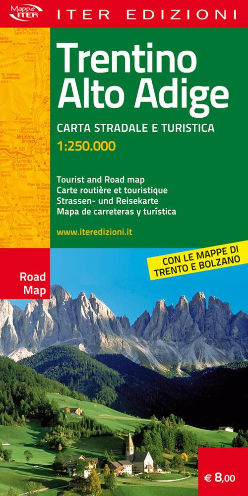 Trentino Alto Adige. Mappa stradale e turistica 1:250.000 - Libro ...