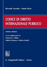 Codice di diritto internazionale pubblico - Riccardo Luzzatto - Fausto ...