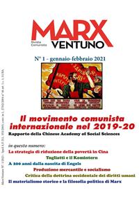 MarxVentuno. Rivista comunista (2021). Vol. 1: movimento comunista ...