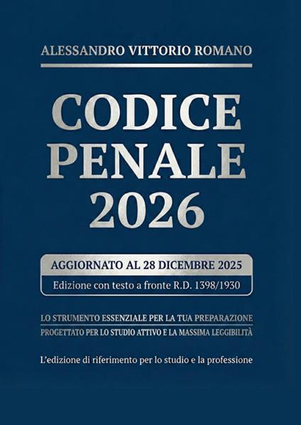 Codice Penale 2026. Edizione integrale con ultimi aggiornamenti ...