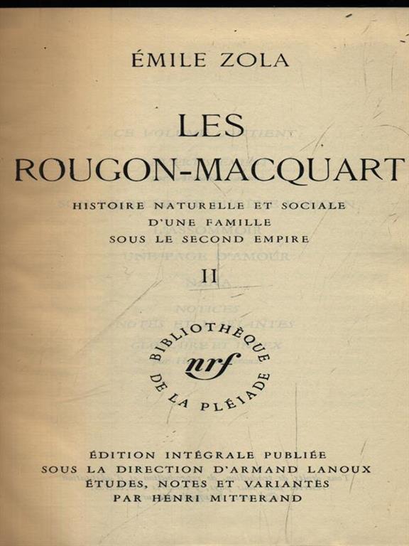 Les Rougon-Macquart 5vv - Émile Zola - Libro Usato - Fasquelle et ...