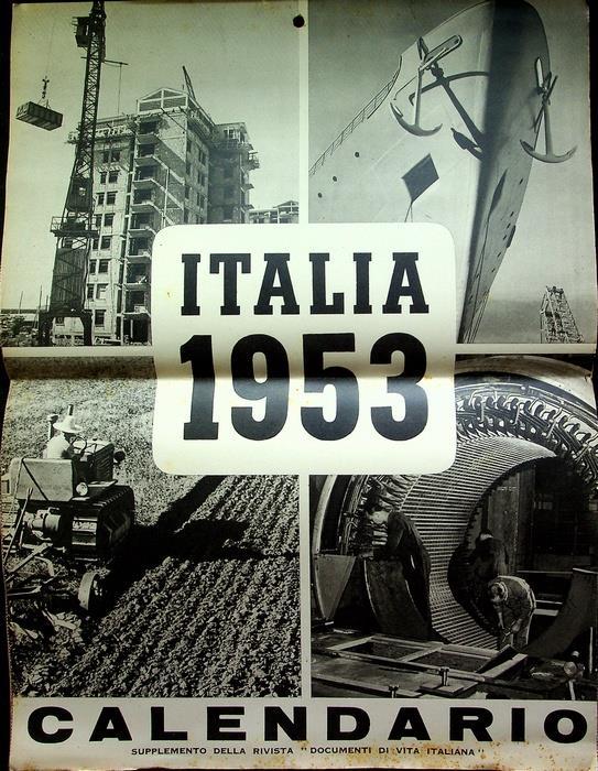 Calendario italia: 1953 - Libro Usato - Centro di documentazione della presidenza del consiglio ...