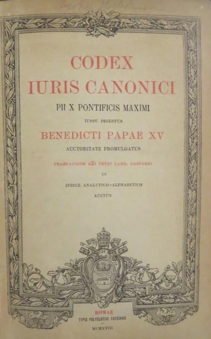 Codex iuris canonici - Libro Usato - Typis polyglottis vaticanis - | IBS