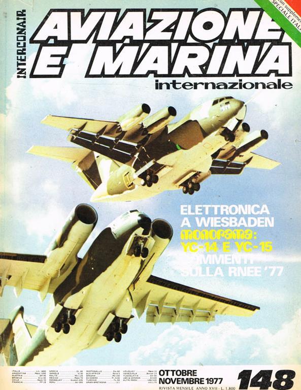 Aviazione e Marina Internazionale. Rivista mensile anno XVII n.148 ...