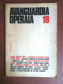 Avanguardia Operaia n° 18 Luglio-Agosto 1971 - E10664 - Libro Usato ...