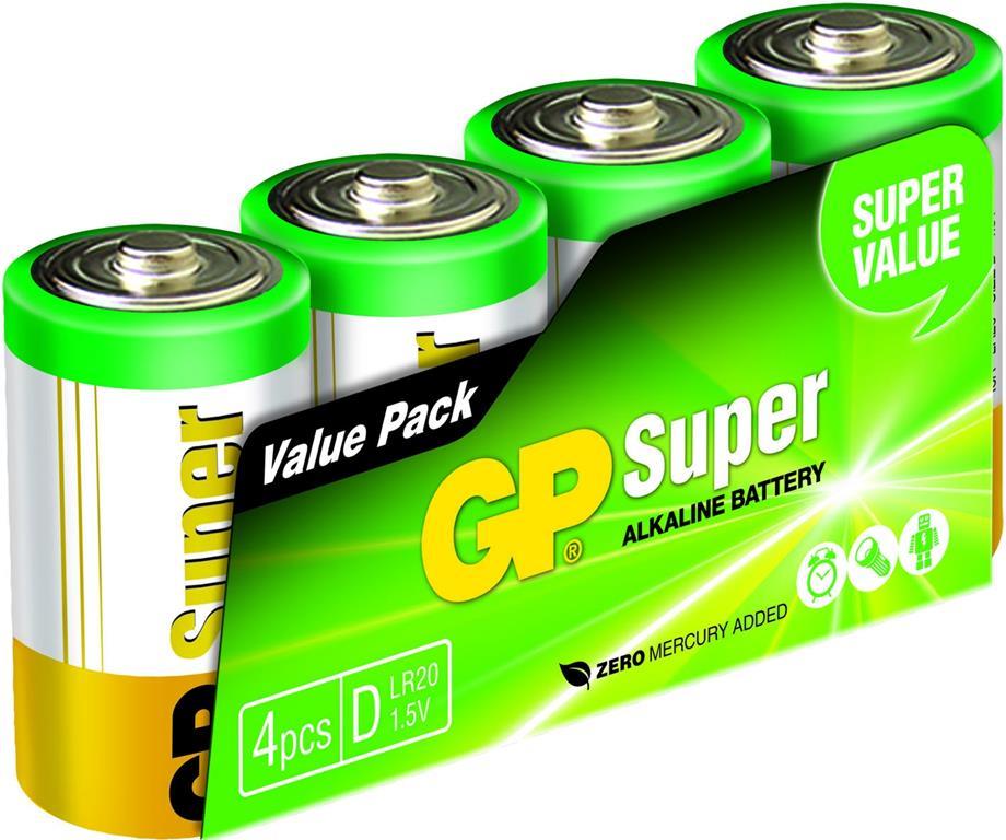GP Batteries Super Alkaline D Batteria monouso Alcalino - GP Batteries ...