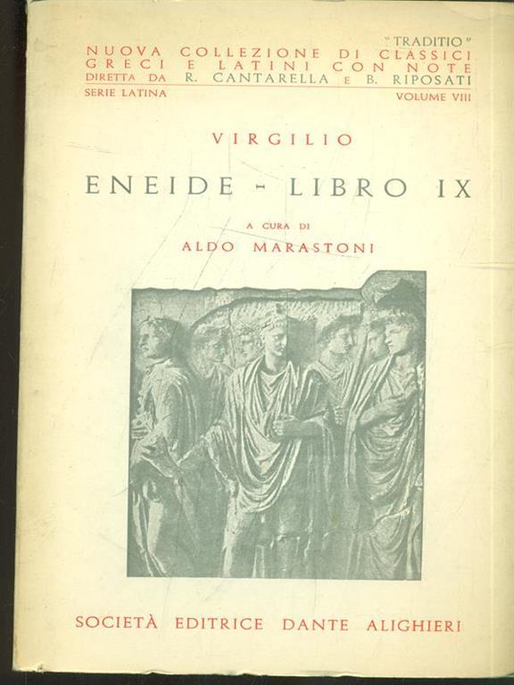Eneide libro IX - Publio Virgilio Marone - Libro Usato - Società Editrice Dante Alighieri ...