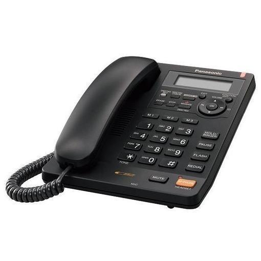 Telefono Fisso Panasonic Kx-Ts620Exb con Segreteria Nero - Panasonic - Telefonia e GPS | IBS