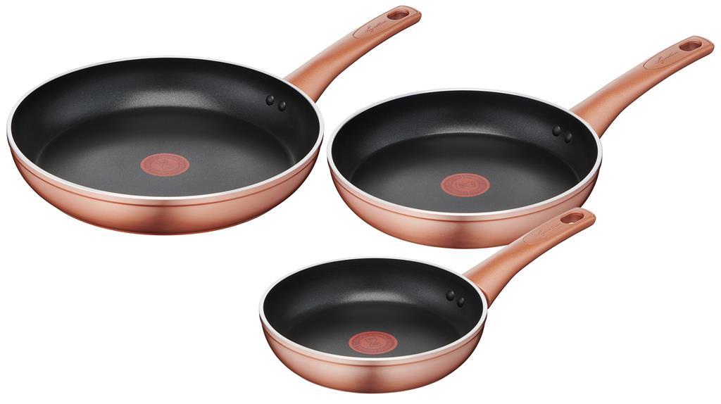 Lagostina Set 3 Padelle Ramata Ø 20/24/28 cm in alluminio antiaderente ...