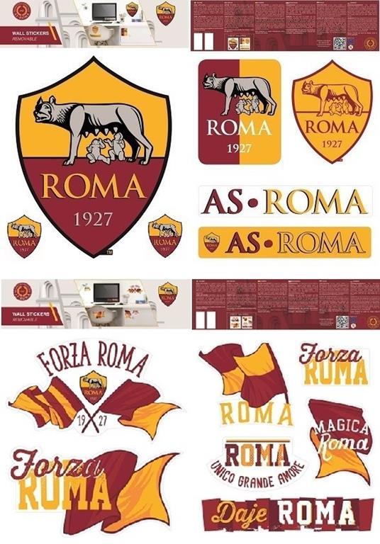 AS Roma Adesivi Murali Removibili - Giocattoli - Casa e Cucina | IBS
